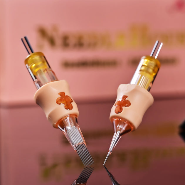 Needlehouse 10PCS Clover Finger Ledge Tattoo Needles Cartridge, 12 Sta ...